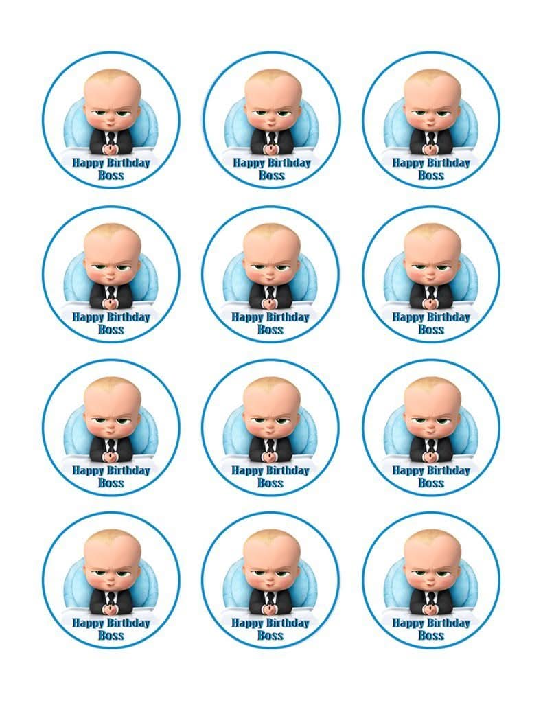 Edible image, edible wafer paper, Format A4, Boss Baby – Naty Shop