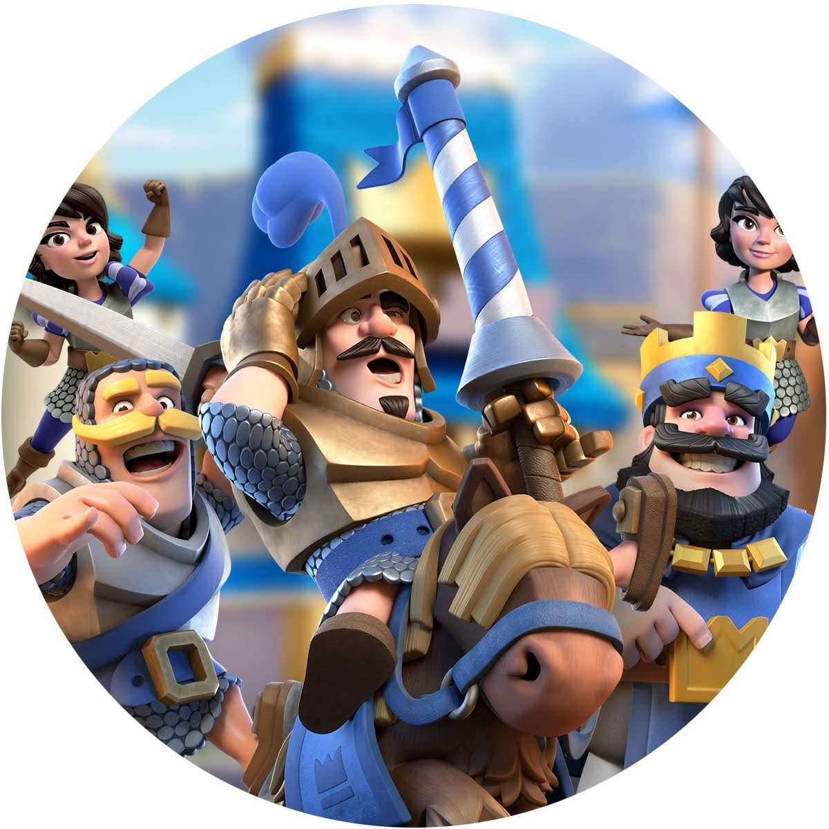 Imagine comestibila, vafa, format A4, Clash Royale | Naty Shop